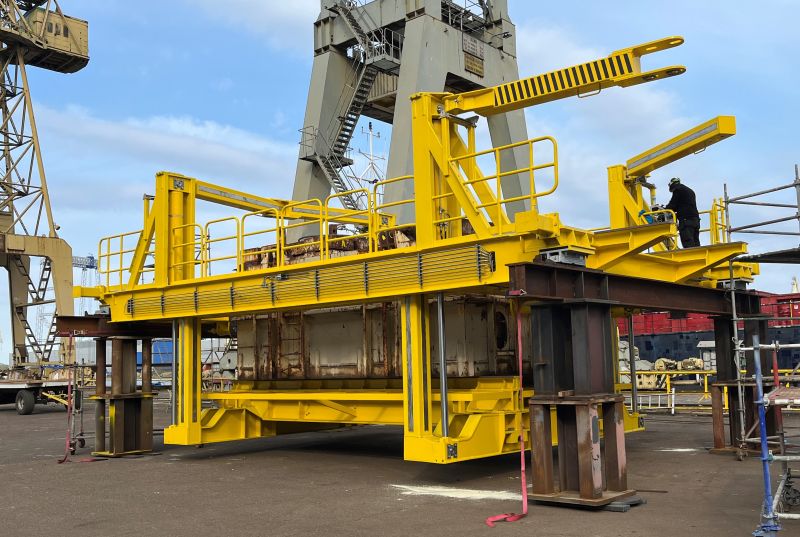 Moonpool trolley ready for Brazil - Stavanger Engineering